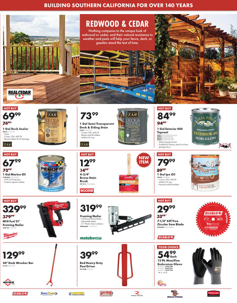 Ganahl Lumber | Monthly Specials